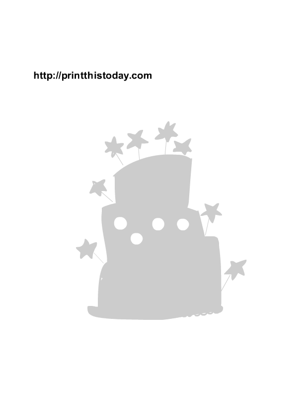 Free Printable Birthday Stencils